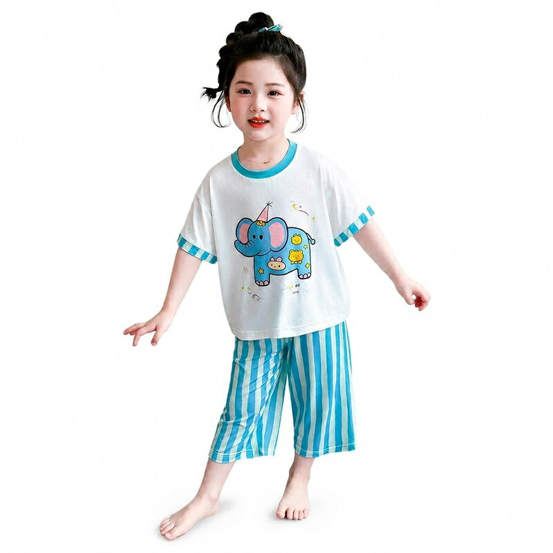 　　　 ◆◇◆売れている秘密◆◇◆ 【キッズパジャマ女の子】汗ばむ夏の日でもさらさらとした肌触りが持続する、女の子向けの可愛い薄手パジャマ上下セットです。なめらかな質感が特徴の素材を採用し、お肌がデリケートなお子様にも優しく寄り添います。9...