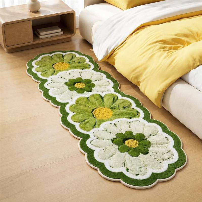 　　　 ◆◇◆売れている秘密◆◇◆ 【おしゃれな花柄マット】油絵のような美しいフラワーデザインがお部屋を華やかに彩ります。繊細で柔らかいフェイクカシミヤ ラグの質感を再現し、素足で歩くたびにうっとりするような極上の肌触りをお届けします。敷く...