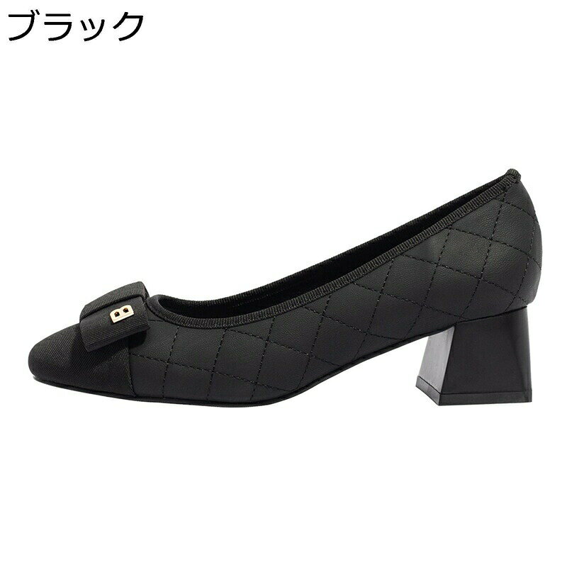 　　　 ◆◇◆人気の秘密◆◇◆ 【スクエアトゥ】毎日使えるプレーンなパンプスは足の甲がきれいにみえるようにつま先部分をカットしています！デザインは可愛い少女感をアップさせます。 【おしゃれ】ちょっと見には可愛いリボン付のパンプスですが、ハイ...