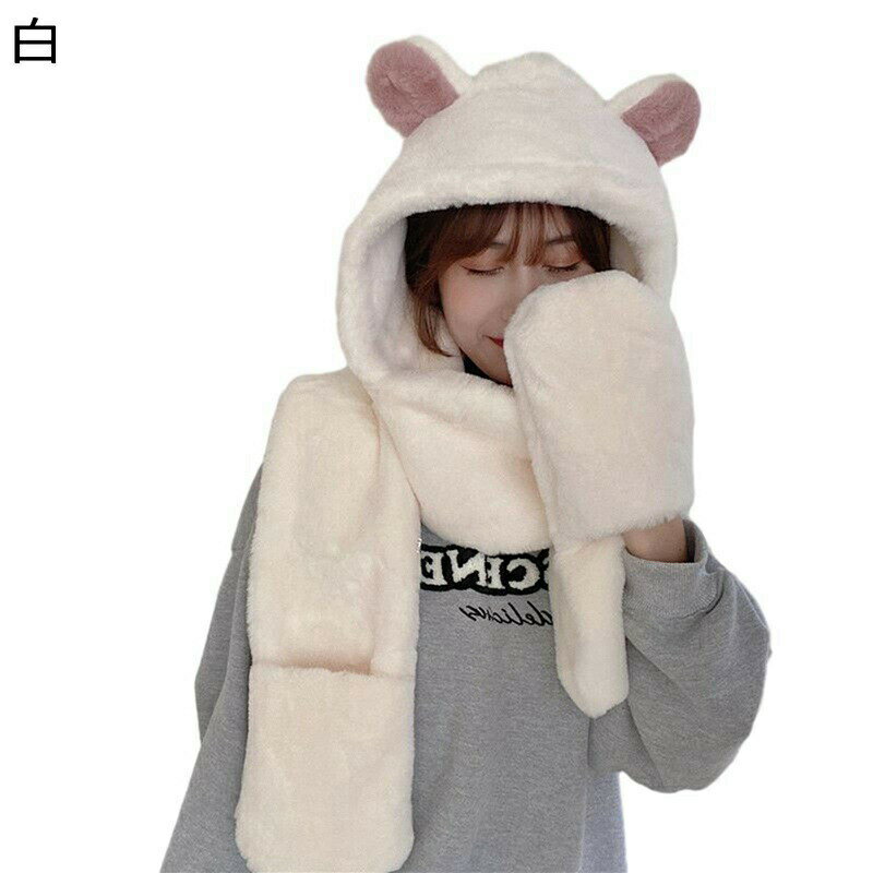 　　　 ◆◇◆人気の秘密◆◇◆ 【多機能】帽子、スカーフ、手袋の機能を備える一体になった可愛い防寒グッズです。長く垂らして手袋として、また銭入れなどにも使えます。様々な着用方法、人々は楽しみにしています。 【保温】高品質な柔らかい肌触りが良...