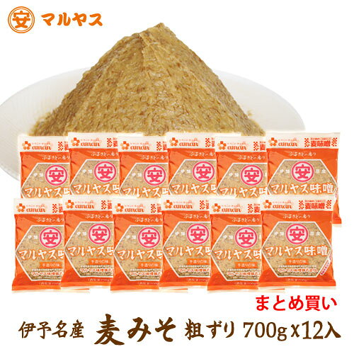 全麹仕込みの甘口麦味噌を、業務用・大容量ケースで。 本商品は、愛媛県産はだか麦を100％使用し、 麦も大豆もすべて麹にして仕込む「全麹仕込み」の麦味噌です。 麹をたっぷり使うことで、砂糖に頼らない自然な甘みと、 麦味噌ならではの香りとコクを...