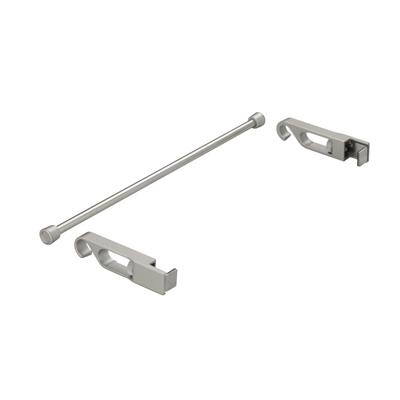 シリーズ ： CENTRO、STEDIA、サイズ:W29.6×D2.0×H10.0cm[補足説明]レードルやキッチンペーパーを掛けるのに便利なパーツです。バー（左右端部キャップ付）+バー取手部品（左右各1個ずつ同梱）