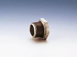 【材料規格値より高い機械的性質を有し、さらに強さのばらつきもありません。】●材料は黒心可鍛鋳鉄で、管用テーパねじ加工しています。●適用流体は水・油・蒸気・空気です。詳細情報・スペック呼び径(A)：40A×25A呼び径(B)：1”1/2B×1”B