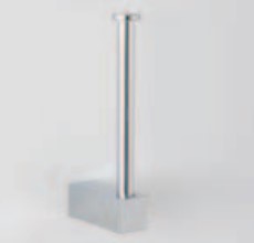 この商品のメーカーへのお問い合わせはコチラ　→　予備のペーパーのストックが可能な壁付式のホルダーを別売でご用意。寸法：24×65×149材質：＜ブラケット＞亜鉛ダイキャスト(Ni-Crめっき)＜シャフト＞真ちゅう(Ni-Crめっき)※注意※...