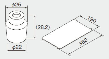 ■対応機種GBSQ-820D・821D・620D(-D)・621D(-D)・622D(-D)・GBS-6ED専用部材