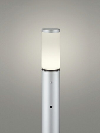 高演色LED・地上高700 白熱灯器具60W相当 OG254658LR 電球色 消費電力6.3W Ra94 ●LED電球ミニクリプトン形 6.1W(E17) No.292BL ●ルミ管(マットシルバー色)●ガラス(乳白ケシ) ●巾φ80 地...