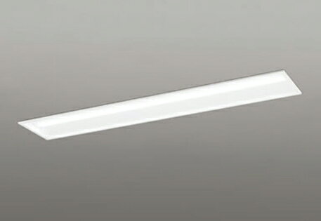 高演色LED FLR40W×2灯相当 XD504002R2A 昼光色 6500K 消費電力26.6W Ra94 ●LEDユニット UN4402RA ●(白色)●ポリカーボネート(乳白) ●巾240 長1,254 埋込深65 3.4kg ■光...