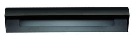 ●タイプ／ポストぐち●サイズ／400(W)×85(H)m/m　　　　　　　　　　 差込口310(W)×50(H)m/m●仕上げ／ブラック（塗装仕上げ）