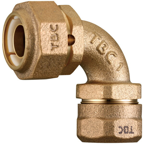 集合住宅パイプシャフト用フレキ管「e-フレキ」専用の継手です。ナットの緩み止め防止機構付きで、漏水のリスクを低減します。高密度ポリエチレン管立管(分岐部)と直接接続可能な変換継手、エルボタイプです。商品コード60025061品番20 EFX...