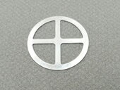 寸法：φ47mm×H0.8mm材質：ステンレス