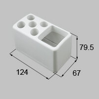 コンポルーシェ03/10〜、ユニットLS03/10〜06/11、アトレア06/3〜 寸法：幅124ミリ×高さ79．5ミリ×奥行67ミリ