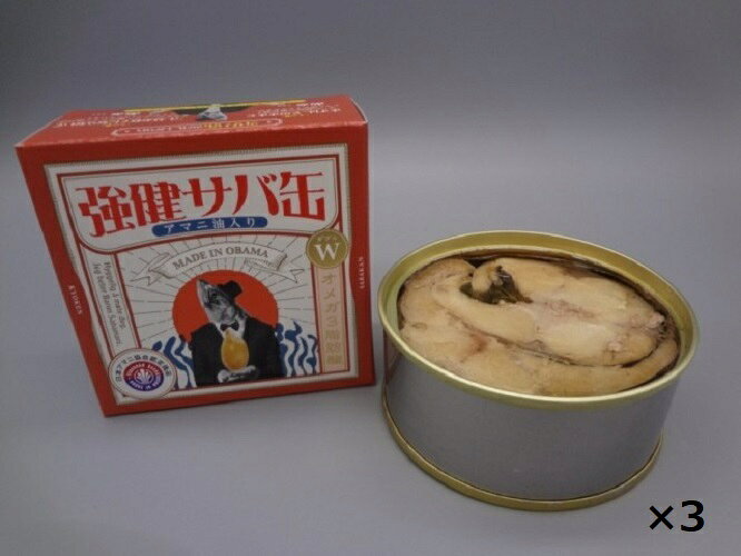 商品説明栄養満点のサバ缶登場！脂が乗ったノルウェー産のサバに、オメガ3脂肪酸の一つ、アルファ（α）リノレン酸を多く含む、株式会社ニップンのアマニ油を使用したサバのオイル漬け「強健サバ缶」。サバにも、エイコサペンタエン酸（EPA）やドコサヘキ...