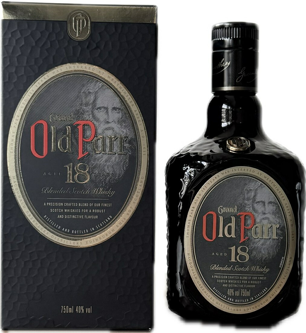 商品説明オールドパー 18年は、18年以上熟成された原酒をブレンドした、非常に滑らかで芳醇なスコッチウイスキーです。バニラやモルトの甘み、フルーティーな香りが特徴で、重厚な味わいと長い余韻が楽しめます。ストレートやロックがおすすめで、ギフト...