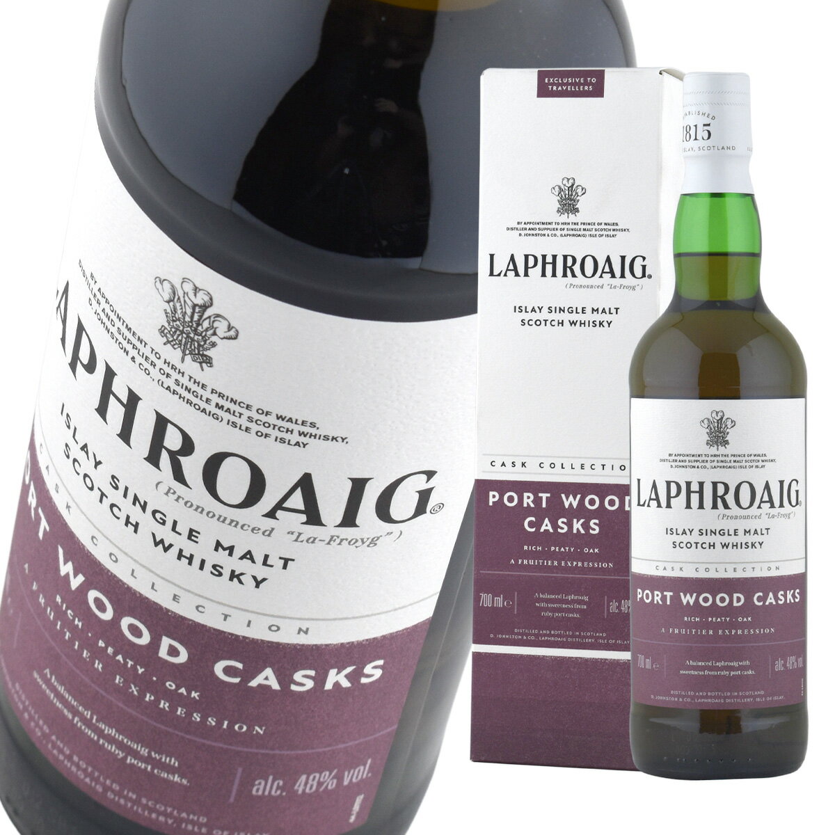 商品説明ポートウッド樽ラフライグのピーティーでスモーキーな味わいに、ルビーポート樽のフルーティーな甘さを引き立てます。それは、決して忘れられない独特で繊細なプロファイルを持つ、やりがいのあるバランスの取れたシングルモルトへと導きます。ハニー...