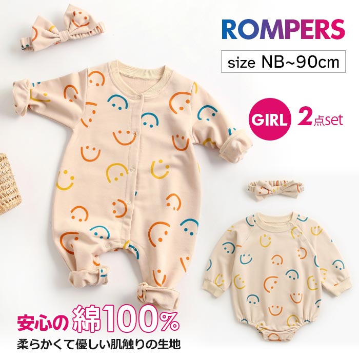 素材 綿100% カラー展開 【タイプ01肩開き】【タイプ02前開き】 サイズ展開 【0-6m/66cm】【6-12m/73cm】【12-18m/80cm】【18-24m/90cm】【2-3y/100cm】 生産国 中国 ガイド ※大量生産...