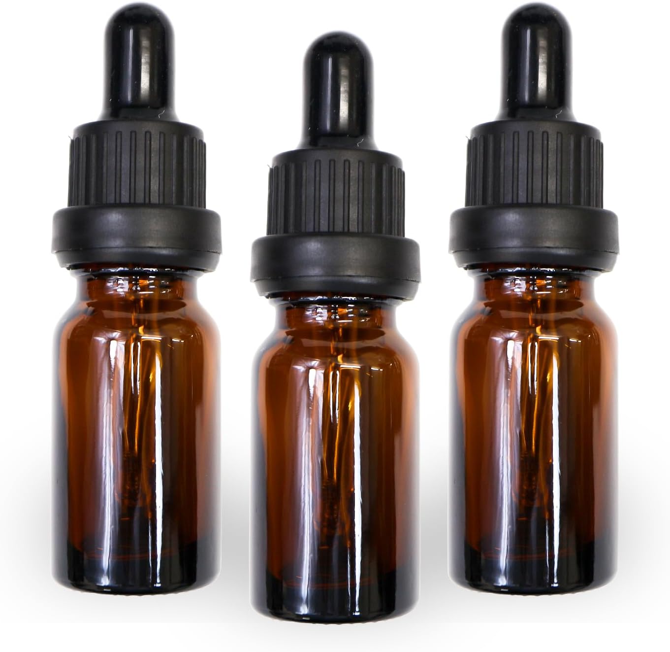 ●【サイズ】約81mm×約25mm　【容量】約10ml●【材質】ガラス、ゴム●【本数】3本●【カラー】茶色●【特徴】液体を小分けにできる茶色のスポイト付き小瓶です。3個入りの商品です。■商品説明 液体を小分けにできる、茶色のスポイト付き小瓶...