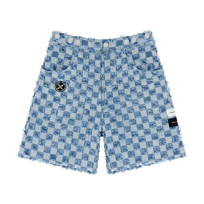 商品詳細表記サイズS/M/Lカラーデニム 品番 MW092040380A 素材 コットン 100% 実寸 S：ウエスト 66cm、ヒップ 100cm、股上 34cm、股下 21cm、ワタリ 30cm M：ウエスト cm、ヒップ cm、股上 ...