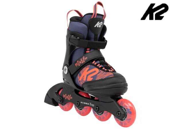 商品名 2022-2023モデル 　K2/ケーツー MARLEE PURPLE CORAL インラインスケート 商品説明 お子さまの初めてのスケート靴に最適！ Marleeは、楽しいスケート体験を実現するために必要な機能をすべて備えています...
