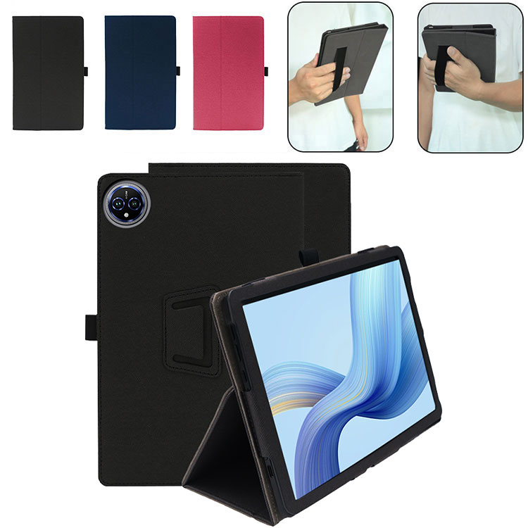 Headwolf WPad7 ケース 手帳型 WPad6 カバー 四角保護 おしゃれ 汚れ防止 スタンド機能 持ち手 ベルト バンド付き ペンホルダー付き 落下防止 片手操作 取っ手 人気 手帳型ケース headwolf wpad7 ケース...