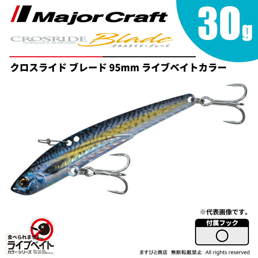 ●限られたチャンスをものにするために、信頼して投げ続けられるショアジギング専門ブランド＜クロスライド＞。そのこだわりのポテンシャルが、ショアジギングの世界を一新します。 ●太軸フックと高強度のスナップを標準装備。不意の大型青物にも安心してフ...
