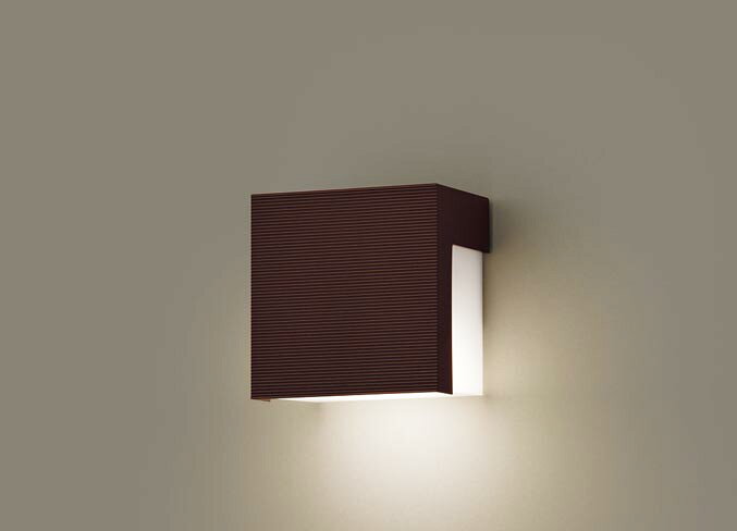 壁直付型　LED（電球色）　表札灯　LED電球交換型・防雨型　白熱電球40形1灯器具相当●LED電球小形電球タイプ4.3W1灯（E17）（電球色）　●色温度：2700 K　●光源寿命40000時間（光束維持率70％） ●幅：125 mm　●...