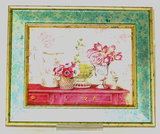 商品仕様 サイズ約 幅24×高さ29cm 材質 樹脂他 商品説明 彩色がアクリル製の材質で、柔軟性と耐水性に優れており、 紫外線にも強く、油絵のように亀裂が生じたり、焼けて変色しにくい絵画 です。