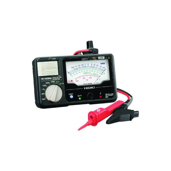商品名日置電機 HIOKI アナログ絶縁抵抗計(接地抵抗計付き) IR4082-11 IR4082-11メーカー名日置電機商品名称HIOKI アナログ絶縁抵抗計(接地抵抗計付き) IR4082-11型番IR4082-11※ご注文前の確認事項...