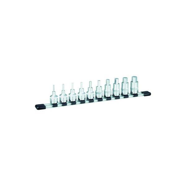 商品名TONE ヘキサゴンソケットセット(インチホルダー付) 10pcs 差込角12.7mm HHB410メーカー名TONE商品名称ヘキサゴンソケットセット(インチホルダー付) 10pcs 差込角12.7mm型番HHB410※ご注文前の確認...