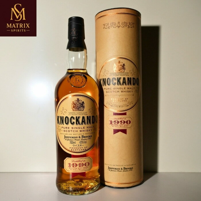 商品情報内容量700 mLアルコール度数43％原材料モルト製造元ノッカンドゥ蒸留所（Knockando Distillery）生産地ジャスティニ＆ブルックス（Justerini & Brooks）/スコットランド・スペイサイド地方保存方法直...