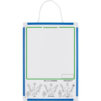 書いて消せる！マグネット対応のフィールドボード! 秘策を伝授。ルールや攻防の戦略を練る。 素材：スチール（板面表）、コーティング紙（板面裏）、PVC（フレーム）、PP（芯材）、PP（紐） サイズ：約W30×H40cm ホワイトボード用マーカ...