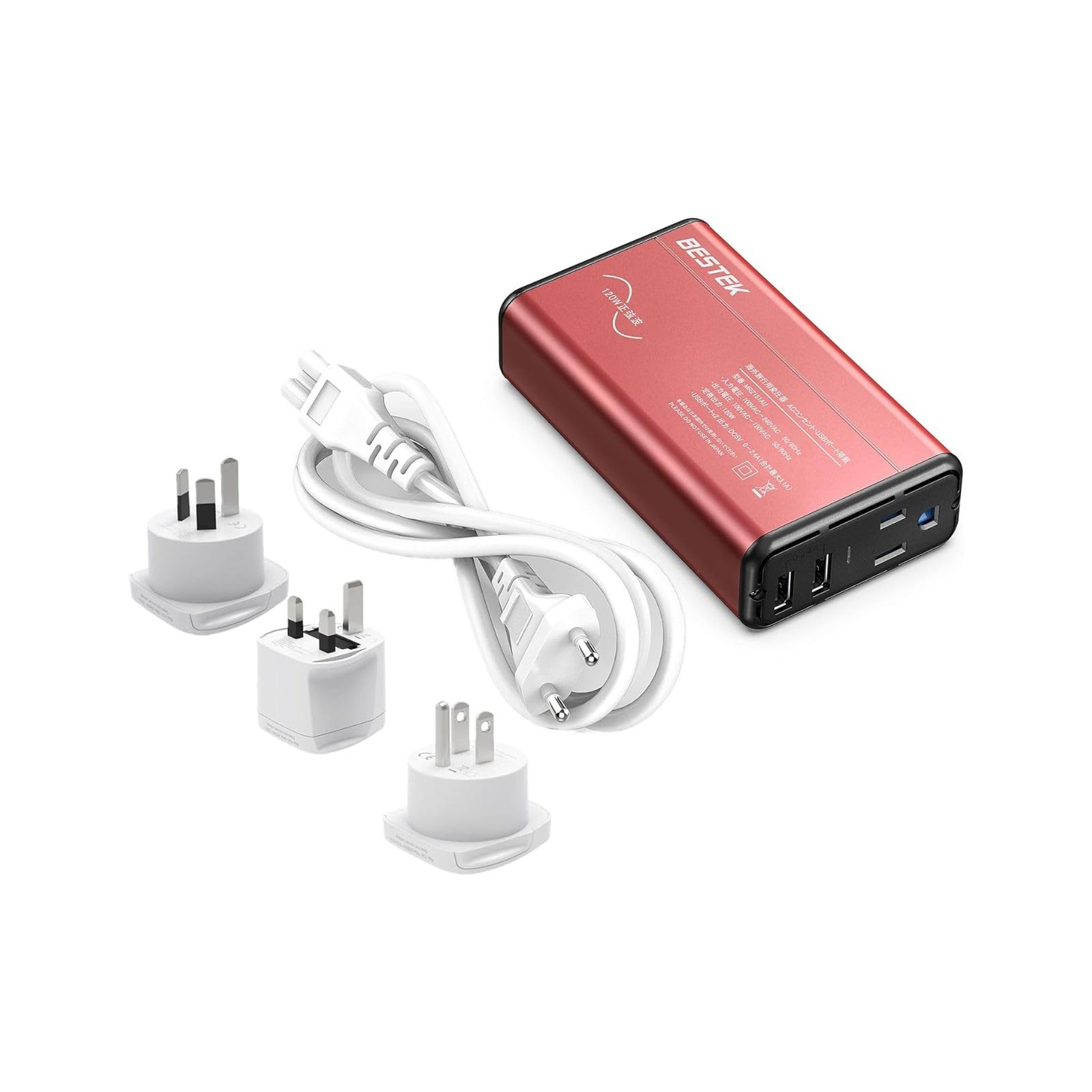 ・海外用変圧器 - 海外旅行用変圧器です。海外コンセントの240v・230v・220vから100vにダウントランスして日本仕様の電圧に変換できるので、海外用変圧コンセントとして海外旅行でも日本の家電製品が使えます・変圧器・変換プラグ・電源タ...