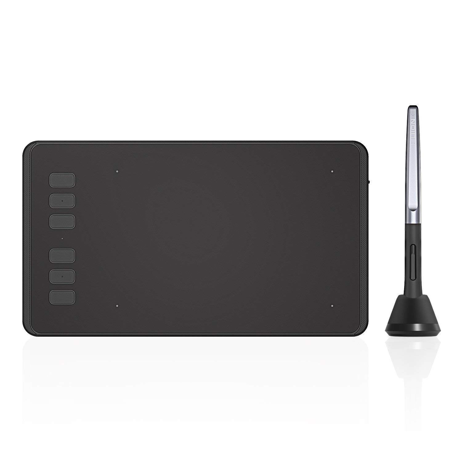 ・ペンタブのペン：同梱のペンはHuion 初の充電不要筆圧8192 レベルペン。究極の精度で最高のパフォーマンスを実現する飛躍的なアップグレード。思い通りの太さの線をより直感的に描けます。・ペンタブレットのショートカットキー：6つのエキスプ...