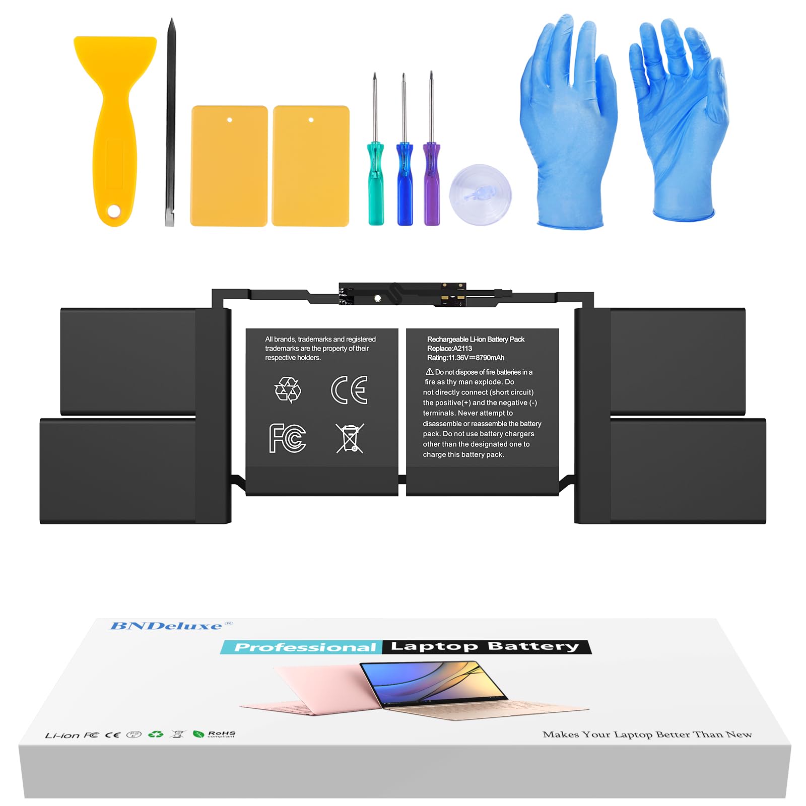 ・仕様：A2113、フル充電容量:98.8Wh 8700 mAh、電圧:11.36 v、対応機種:macbook pro 16′′a2141 (2019)・互換性のある部品番号： A2141、A2113、EMC 3347、MacBook P...