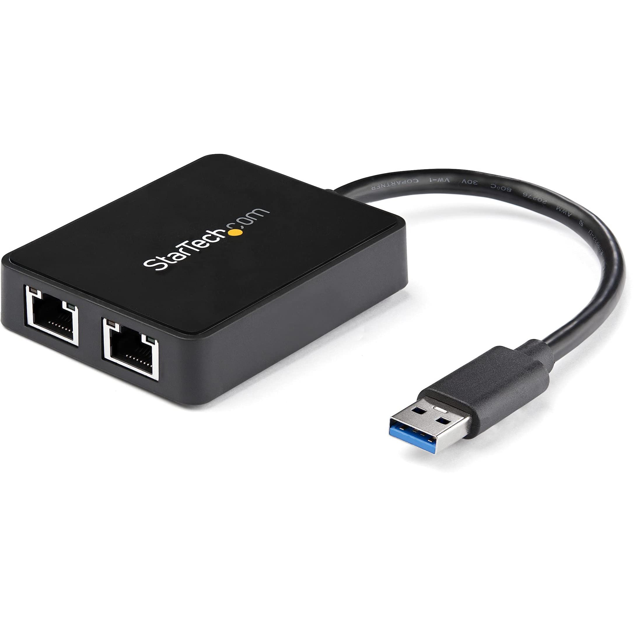 ・USBネットワークアダプター：USB-A対応ノートパソコンに2口のギガビットイーサネットポートと1口のUSB 3.0（Type-A）ポートを増設。クロスオーバー検出&自動補正（Auto MDIX）対応・フル機能：ASIX AX88179A...