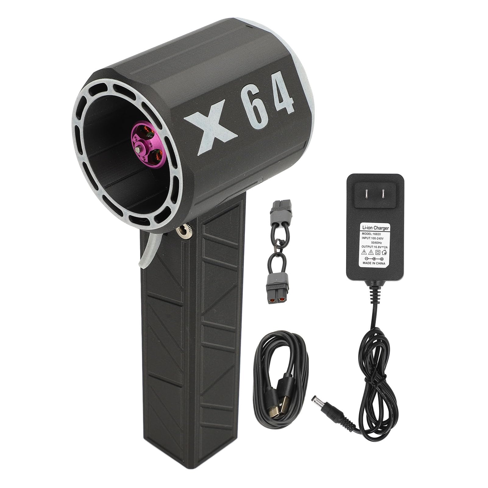 ・高速64mmブラシレスモーター、11枚羽根ファンセット採用、洗車・掃除・除塵効果抜群。・スマートな温度制御システム、無段階速度調整、新型操作ボタン、指圧で風速を調整できる。・梱包に付属する鍵を差し込むとロックが解除、鍵を抜くと電源が切る。...