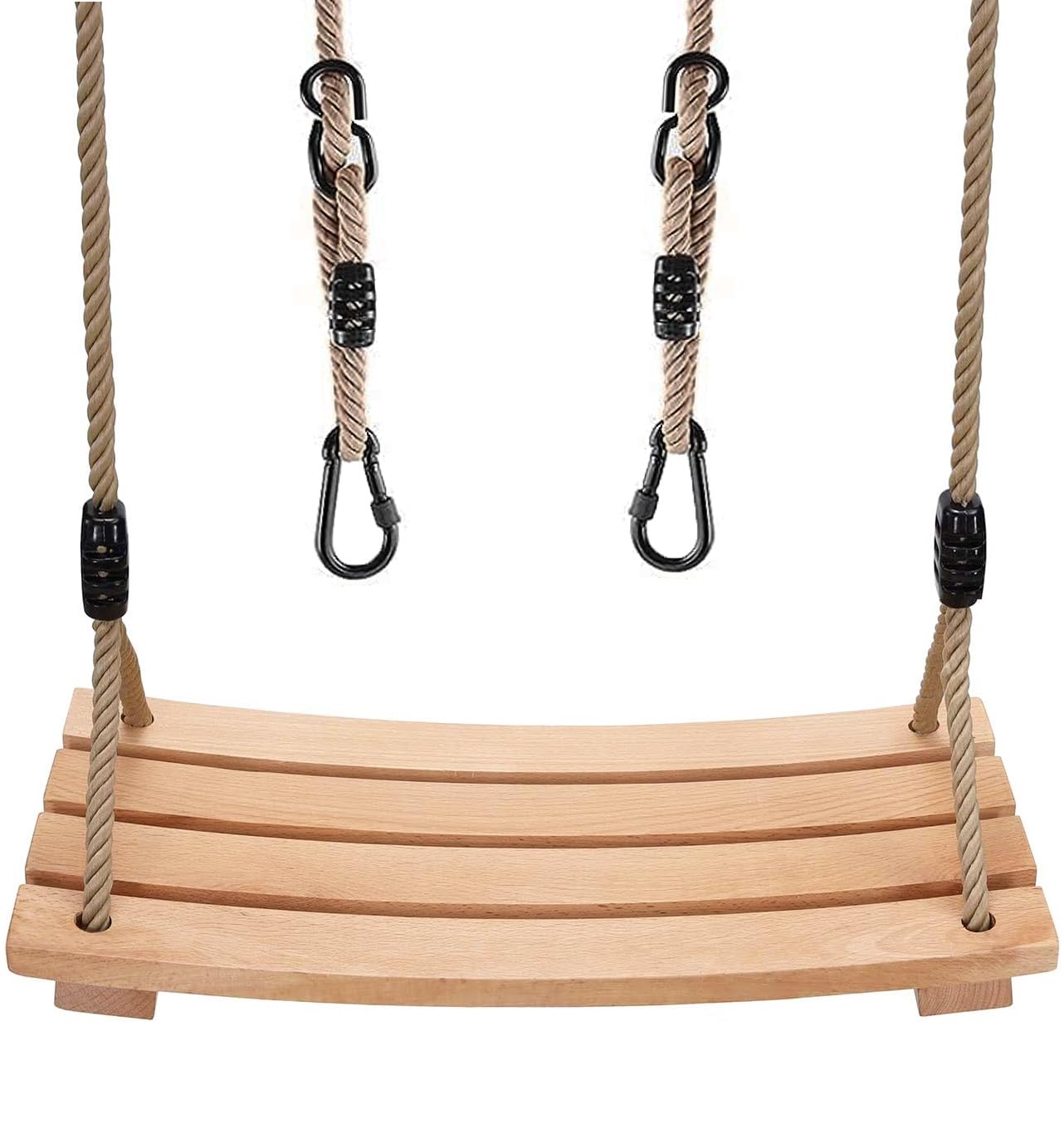 ・品質の素材：弊社のブランコシートには、強度があり傷がつきにくいブナ材で作られます。ブナ材は、高温炭化処理と表面の防食塗装を施しており、安全性と快適性を保ちながら、防カビ性と耐日光性に優れています。雨の日や日光に当たる場所でも使用できます・...