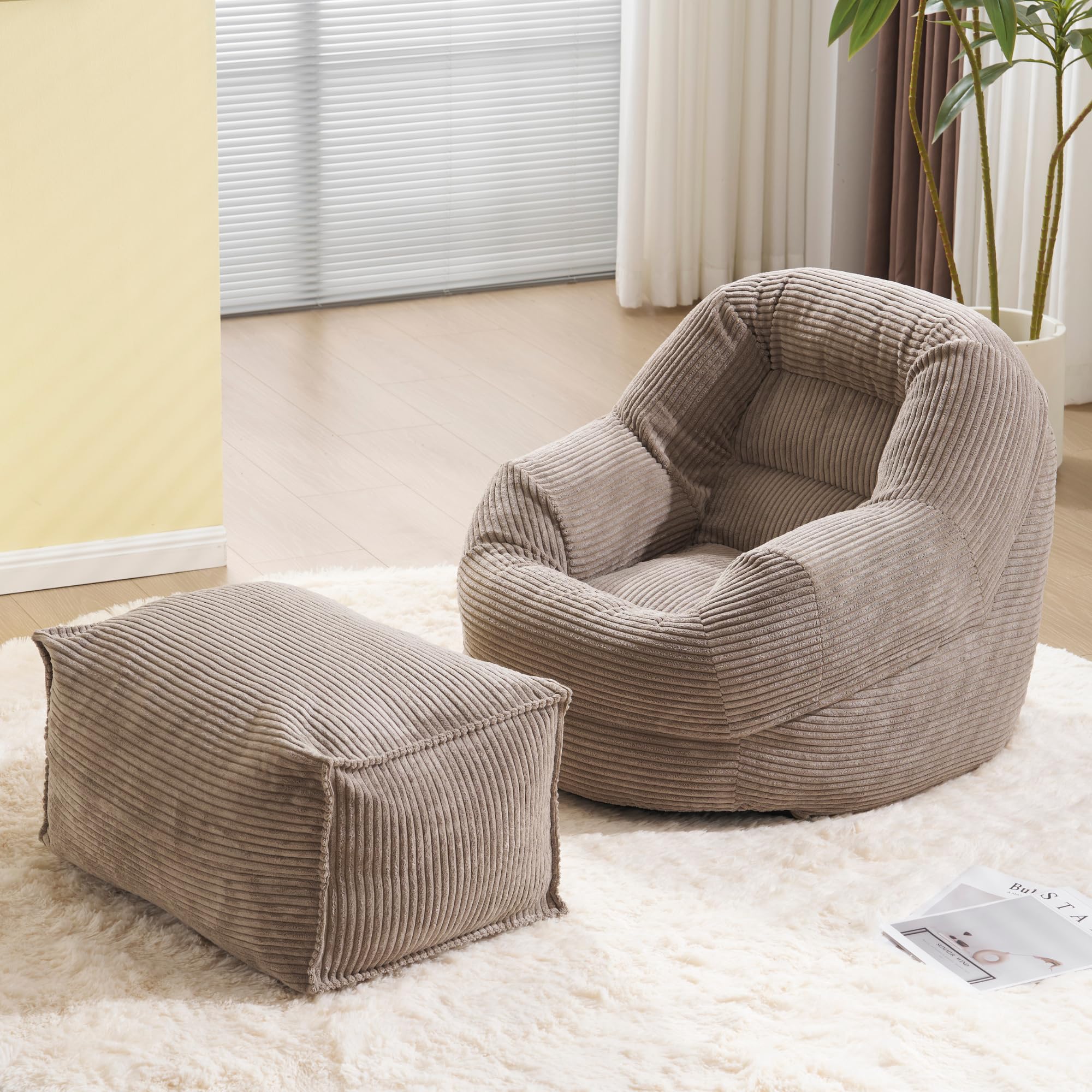 ・サイズ(cm): ソファ：73cm×70cm×61cm オットマン：61cm×37cm×45cm 重量:約17.5kg 梱包重量:約18.5kg 材質:張地：フランネル／内部：ウレタンフォーム・・【お問い合わせについて】 ・【1年間無料保...