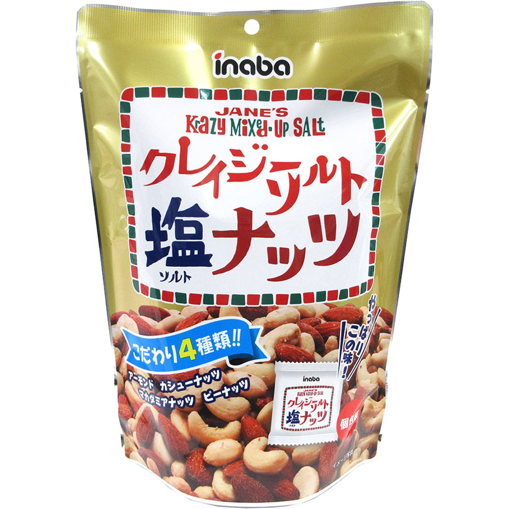 ※写真はイメージです。実際にお届けする商品とパッケージなどが異なる場合がございます。商品の特徴岩塩とハーブをブレンドしたクレイジーソルトで味付けしました。本品は、小麦・乳成分・卵・えび・かに・くるみを含む製品と共通の設備で生産しています。原...