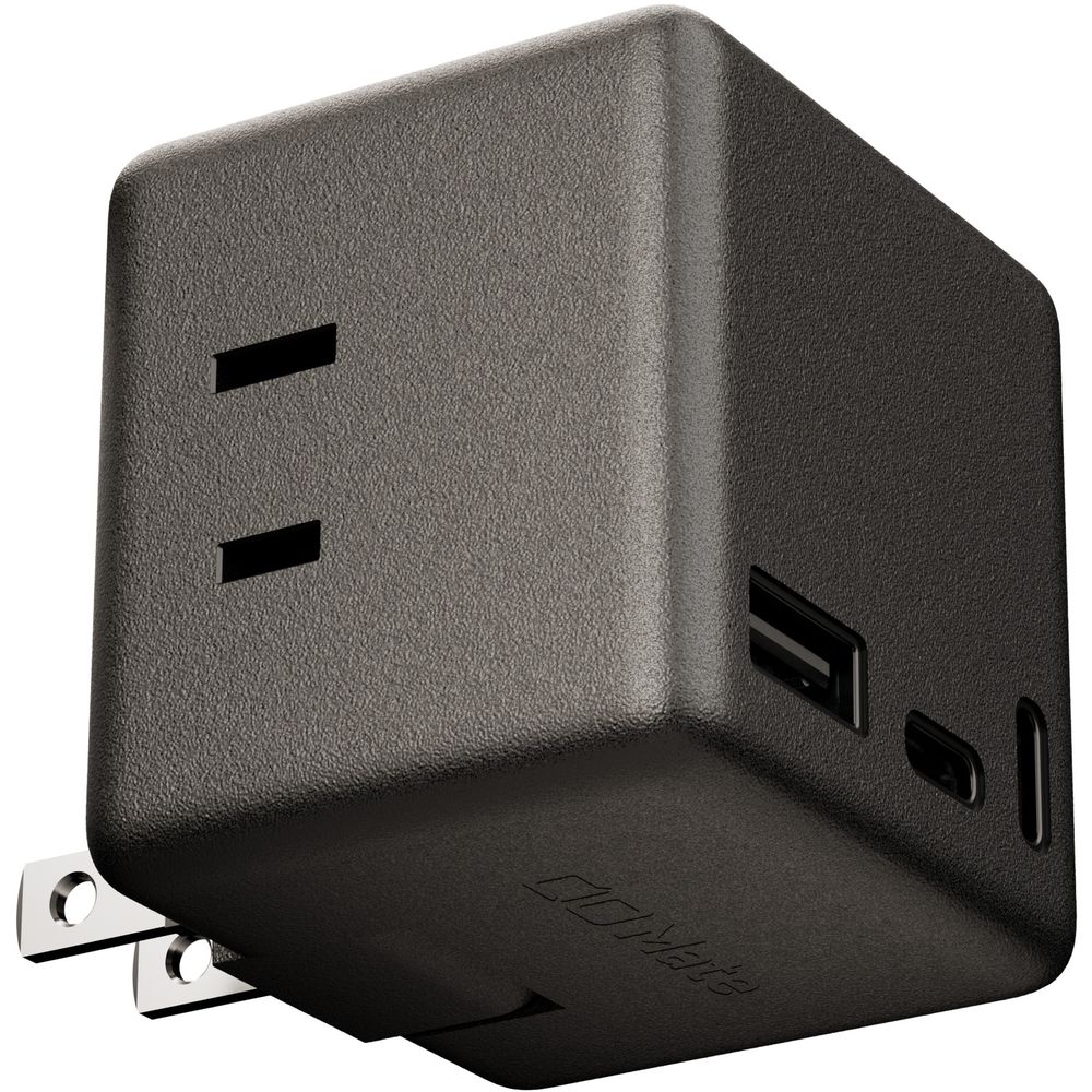 MateMate TAP 001 ライトブラックMate-TAP001-LBK部屋のスミまでお気に入りのお洒落な電源タップコンセントX3、USB-AX1、USB-CX2を備えた多ポート電源タップ、最大20W出力【動作環境】[保証書]なし 中...