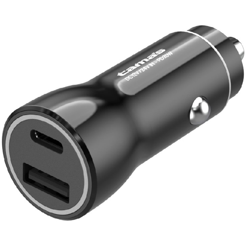 多摩電子工業PD20Wカーチャージャー USB-C+ATKP152UCKPD20W出力対応の車載充電器C+Aポート搭載で2台同時充電対応●USB PD20W出力ポートと、12W(5V-2.4A)出力USB-Aポート搭載。●スマートフォンをU...