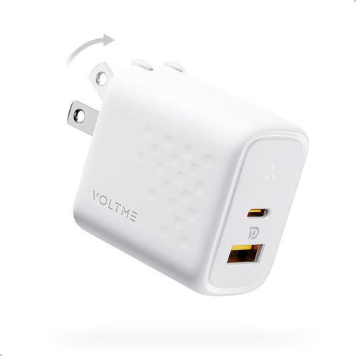 共栄物産 V2144 USB急速充電器 Revo 45 Duo A＋C USB PD対応 45W USB-C×1／USB-A×1 折りたたみ式プラグ ホワイト発売日：2024年5月下旬●iPhone向け：iPhone 13シリーズにフルスピ...