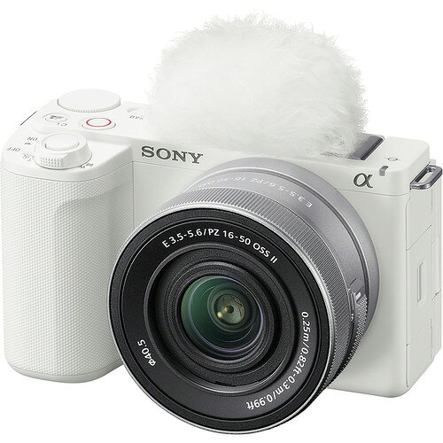 ソニー ZV-E10M2K W VLOGCAM α Eマウント パワーズームレンズキット ホワイト発売日：2024年8月2日●撮るだけ、ぱっと日常ジェニック。レンズ交換式VLOGCAM（TM）●日常の雰囲気まで美しく表現する高画質裏面照射型...