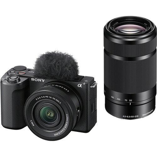 ソニー ZV-E10M2X B VLOGCAM α Eマウント ダブルズームレンズキット ブラック発売日：2024年8月2日●撮るだけ、ぱっと日常ジェニック。レンズ交換式VLOGCAM（TM）●日常の雰囲気まで美しく表現する高画質裏面照射型...