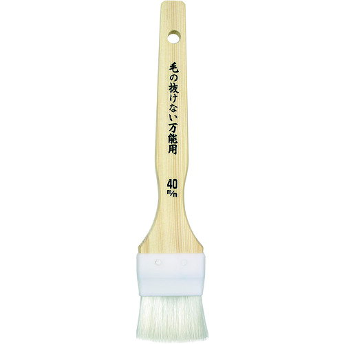 ●熱融着製法により毛が抜けにくいハケです。●工作・小物用。●刷毛幅(mm)：40●毛丈(mm)：30●玉厚(mm)：10●全長(mm)：215●適合塗料：水性・油性塗料●毛材：化繊●柄：木松吉医科器械｜総合カタログ｜医療・介護・ドクター・ナース