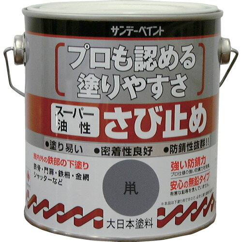 ●被覆力が大きくハケさばき性に優れているので、塗りやすく作業性が良好です。●水性塗料はもちろん各種油性塗料まで上塗りが可能です。●門扉、シャッター、柵、鉄骨、窓枠など屋内外の鉄部のさび止めに。●色：赤さび●容量(L)：0.7●塗布面積(［［...