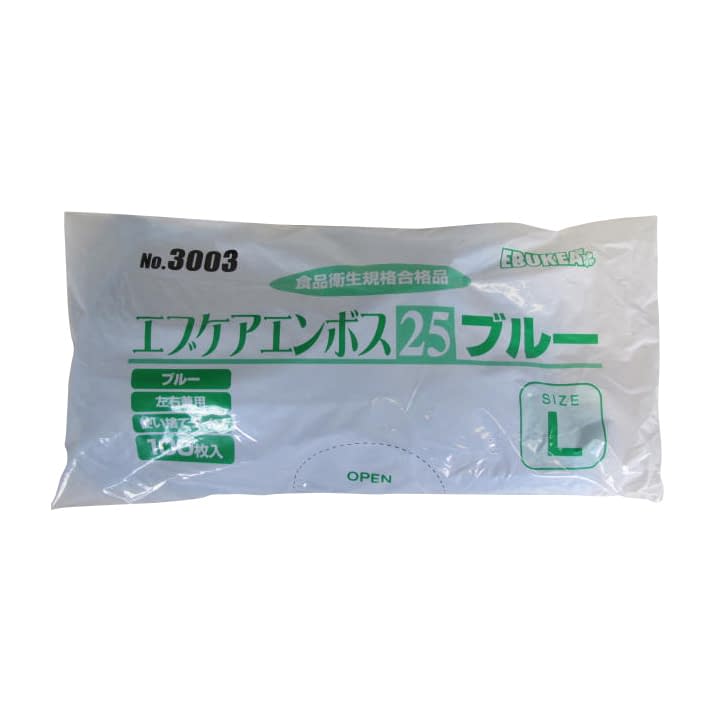 ●食品衛生法適合外エンボス加工タイプのポリエチレン手袋。●カラー：半透明●規格：箱入●入数：100箱●材質：ポリエチレン●販売単位：60箱松吉医科器械｜総合カタログ｜医療・介護・ドクター・ナース