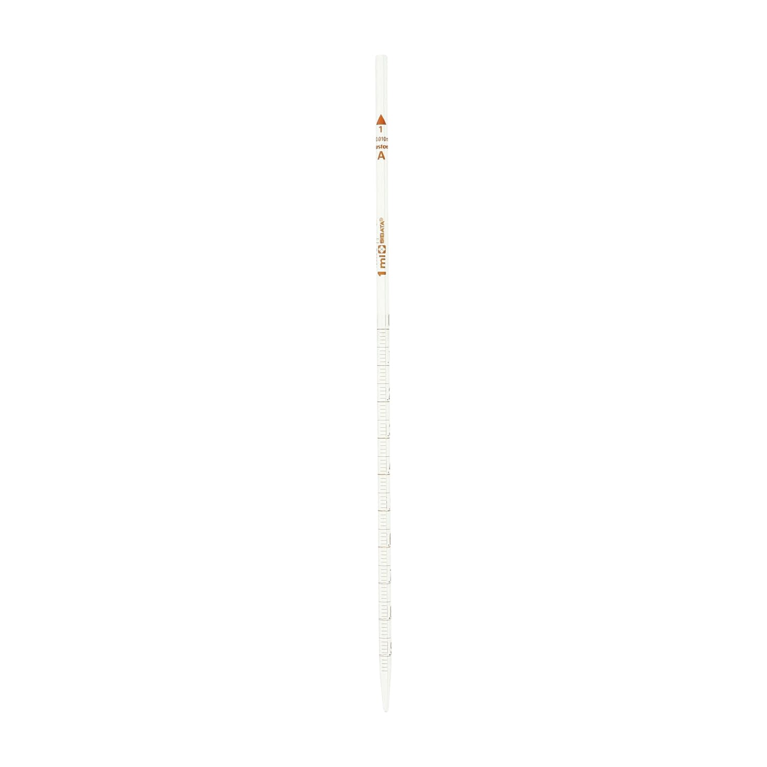 JIS規格（R3505）クラスAの「体積の許容誤差」に準拠したメスピペットです。容量：1ml カラー：透明 製品サイズ：全長360mm 本体重量：28g 材質：ほうけい酸ガラス-2 一目盛：0.01ml 個装入数：10本松吉医科器械｜総合カ...