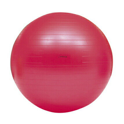 ●座るだけの簡単な運動から、ストレッチや軽い筋力トレーニングまで幅広く使用できます。●ゆっくりとしぼむアンチバーストタイプです。●製品サイズ：Φ550mm●カラー：赤●重量：950g●材質：PVC●耐荷重：120kg●付属品：栓、栓抜き、メ...