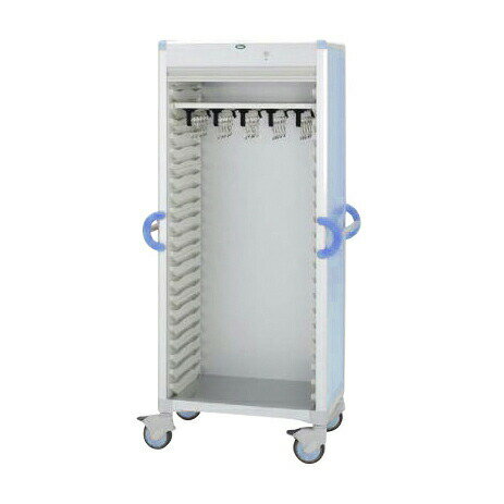 ●フックはC64-AS10208HBは25個、C46-AS20207HBは20個付いております。●本体：ブルー●製品サイズ：W813×D570×H1663mm●キャスター仕様：φ125mm（ストッパー2コ付）●材質：本体フレーム＝アルミニウ...