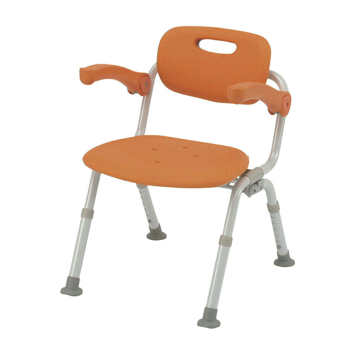●ひじ掛け内寸は375mmとちょうどいいミドルサイズ。●クッションと脚ゴムに防カビ加工が施されてます。●コンパクトに折りたたみができます。●PN-L40721A、PN-L40721D、PN-L40721BRは狭い浴室でも置けるコンパクトタイ...